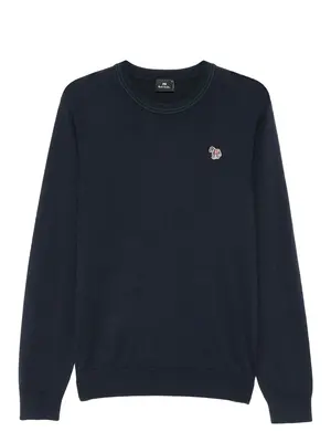 Paul Smith Zebra-logo Sweater - Blue