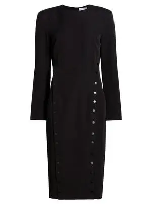 NONCHALANT LABEL Cora Long-sleeve Midi-dress
