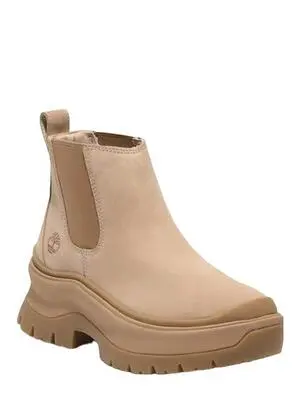 Timberland Roxie Lane Chelsea Boot - Light Beige Nubuck