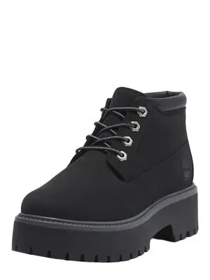 Timberland Timberland Stone Street Waterproof Platform Boots Jet Black