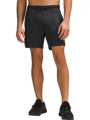Lululemon Pace Breaker Lined Short 7 Black/graphite Grey