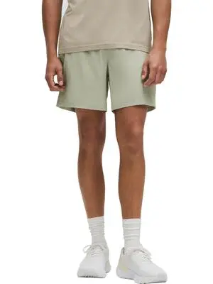 Lululemon Pace Breaker Lined Short 7 Fog Green