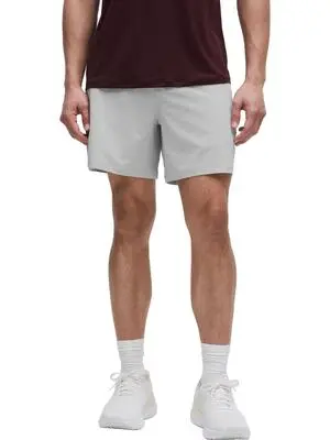 Lululemon Pace Breaker Lined Short 7 Silver Drop