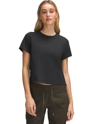Lululemon Classic-fit Cotton-blend T-shirt - Black