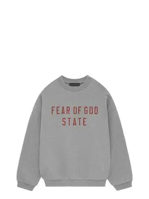 Fear Of God Essentials Fleece Ii Crewneck Sweatshirt - Dark Heather