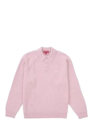 Supreme Small Box Polo Shirt Sweater - Pink