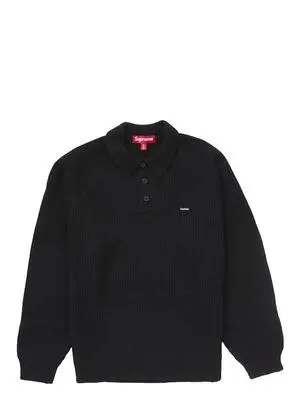 Supreme Small Box Polo Shirt Sweater (fw24) Black