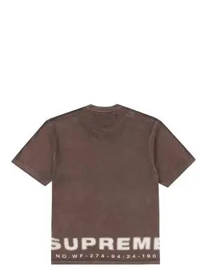 Supreme Discharge Short Sleeve Top Brown