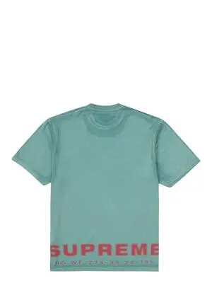 Supreme Discharge Short Sleeve Top Teal
