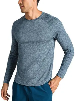 RHONE Atmosphere Long Sleeve Tee - Cape Blue