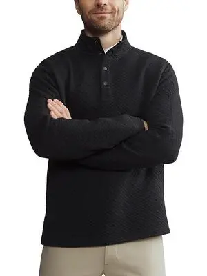 RHONE Weekender Pullover Sweater Black