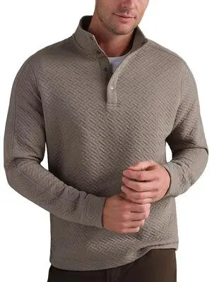RHONE Weekender Pullover Sweater - Foggy Taupe