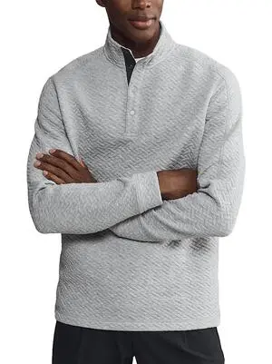 RHONE Weekender Pullover Sweater Heather Gray