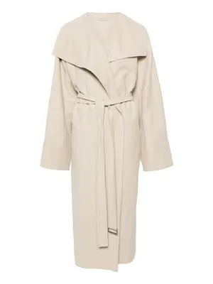 TOTEME Toteme Signature Linen Coat Beige