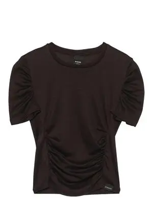 Pinko Martello Ruched T-Shirt Testa Moro