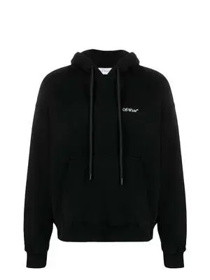 Off-White Lunar Arrow Skate Hoodie - Black