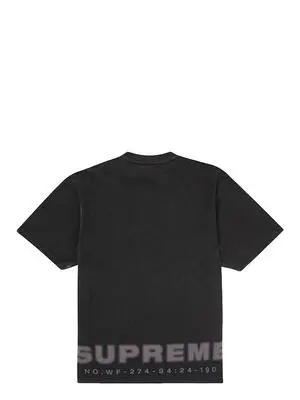 Supreme Discharge Short Sleeve Top Black