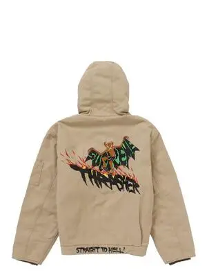 Supreme Thrasher Hooded Work Jacket - Tan