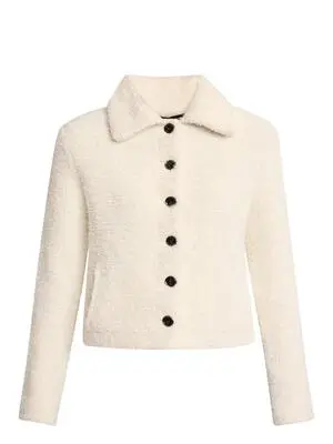 Proenza Schouler Proenza Schouler Sylvie Loop Boucle Knit Jacket Ivory