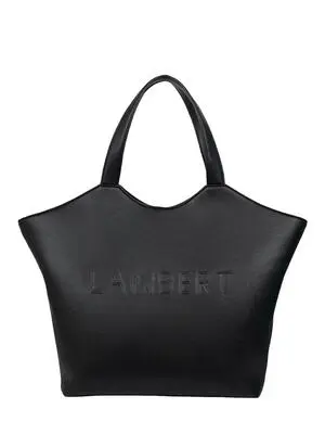 LAMBERT The Sheila Vegan Leather Tote Bag - Black