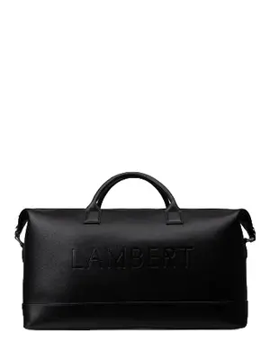 LAMBERT The June Vegan Leather Travel Bag - Black