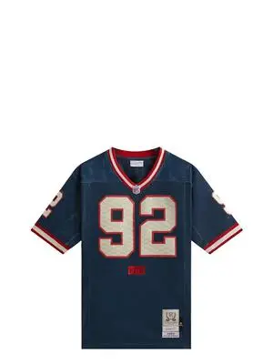Kith X Mitchell & Ness Nfl Michael Strahan Jersey - Blue