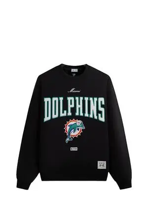 Kith X Nfl 47 Dolphins Nelson Crewneck Sweatshirt - Black