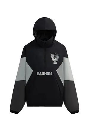 Kith X Nfl 47 Raiders Quarter Zip Anorak - Black