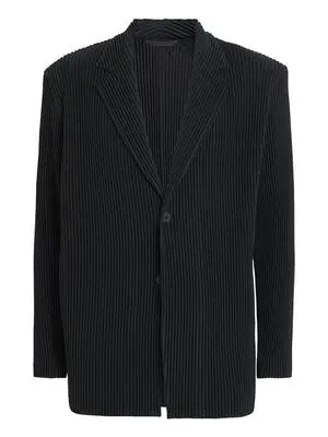 Issey Miyake Pleated Blazer - Black