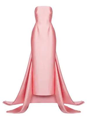 Solace London Imani Strapless Gown - Pink