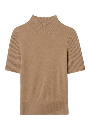 Khaite Talvi Cashmere Turtleneck Sweater - Brown