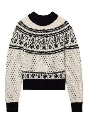 Khaite Guy Intarsia Cashmere-blend Sweater - Neutrals