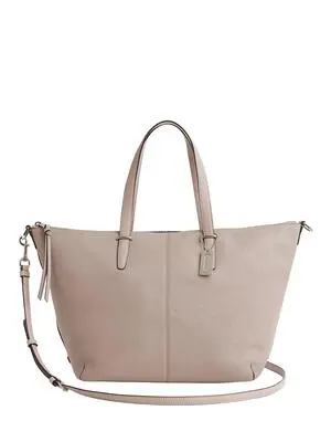 COACH® Bleecker Cooper Satchel Silver/grey Birch