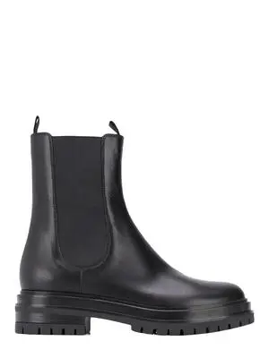 GIANVITO ROSSI Chester Leather Chelsea Boots