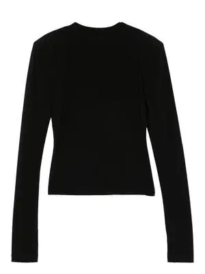NORMA KAMALI Shoulder-pads T-shirt