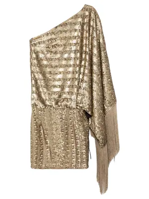 TALLER MARMO Gilded Eternity Mini Dress - Gold