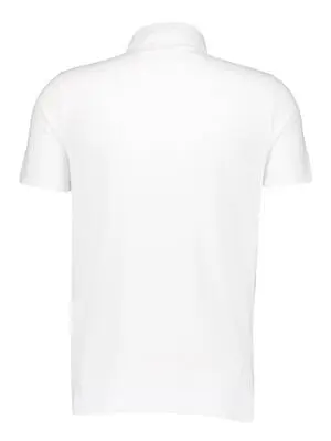 Majestic Filatures Short-sleeve Organic-cotton Polo Shirt - White