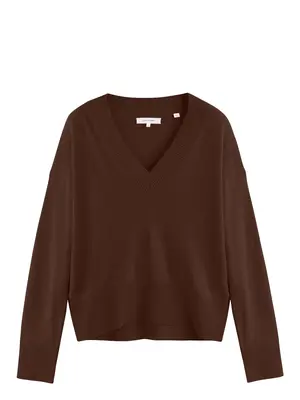Chinti & Parker Chinti & Parker V-Neck Sweater Brown