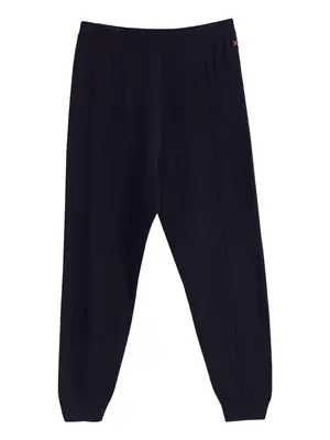 Chinti & Parker Fine-knit Track Pants - Black