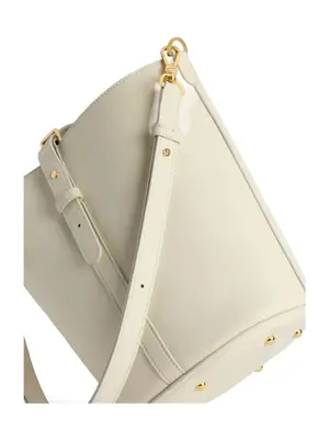 PATOU Small JP Bucket Bag White