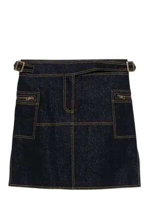 Etro Denim Mini Skirt - Blue
