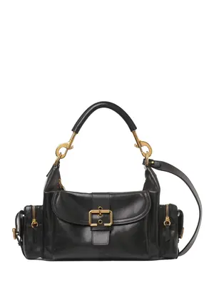 Chloé Leather Camera Tote - Black