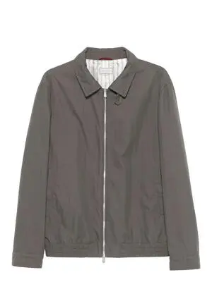 BRUNELLO CUCINELLI Gabardine Bomber Jacket