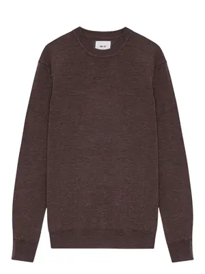 Nn07 Ted Wool Sweater - Brown