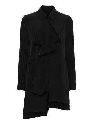 Yohji Yamamoto Asymmetric Shirt - Black