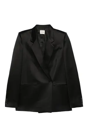 Khaite Willow Double-breasted Blazer - Black