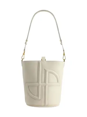 PATOU Medium Jp Bucket Bag - White