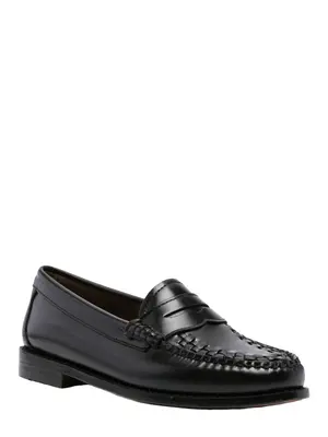 G.H.BASS Weejuns Penny Weave Loafers - Black
