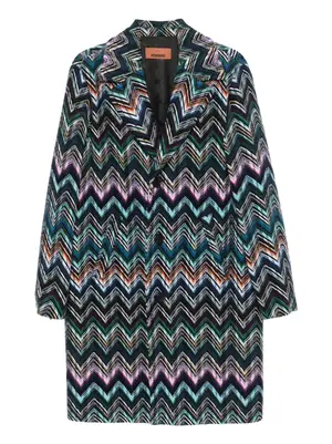 MISSONI Missoni Chevron-Knit Coat