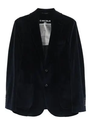 CIRCOLO 1901 Velour Blazer - Blue